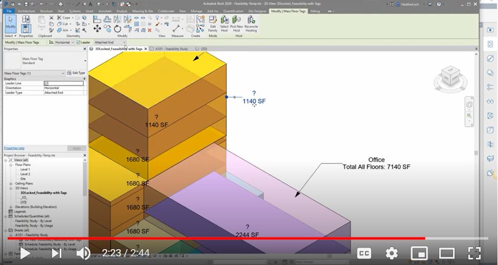 FormIt y Revit para programar estudios