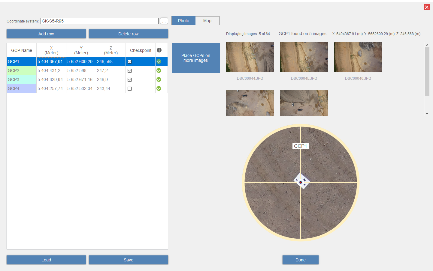 Improving accuracy in photogrammetry