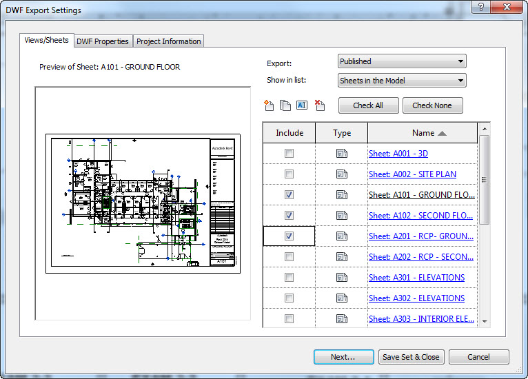 Structured construction design reviews in Revit