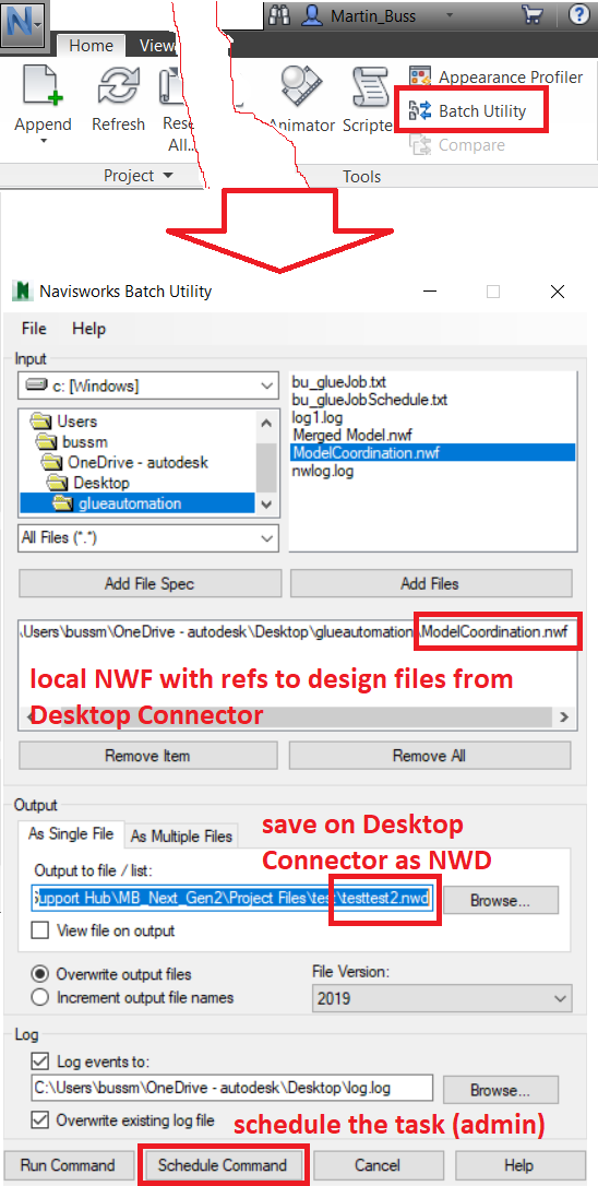 Navisworks / Bim 360 Docs workflow to share a federated model