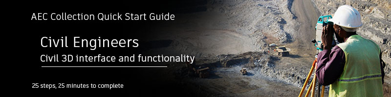 Civil 3D interface and functionality