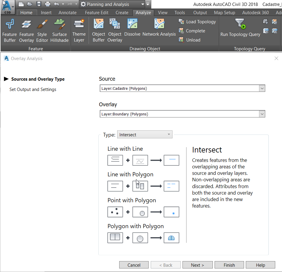 Estimate land expropriation needed for transportation projects