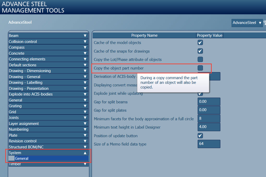 Advance Steel - Part B Revisions - Drawing numbers as part / assembly ...