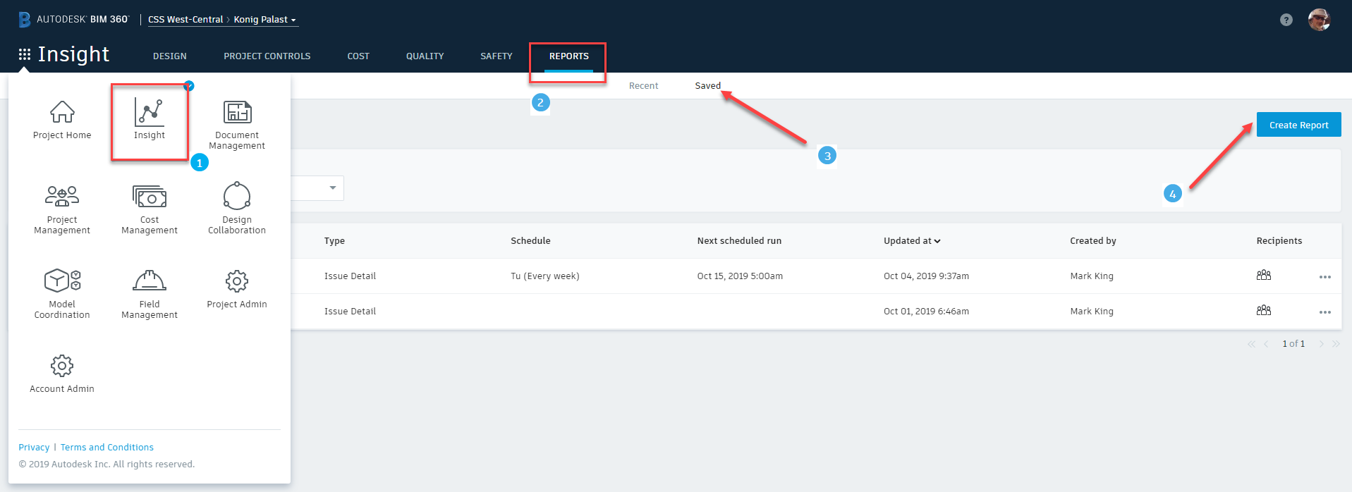 AUTOMATING BIM 360 MODEL COORDINATION CLASH REPORTS