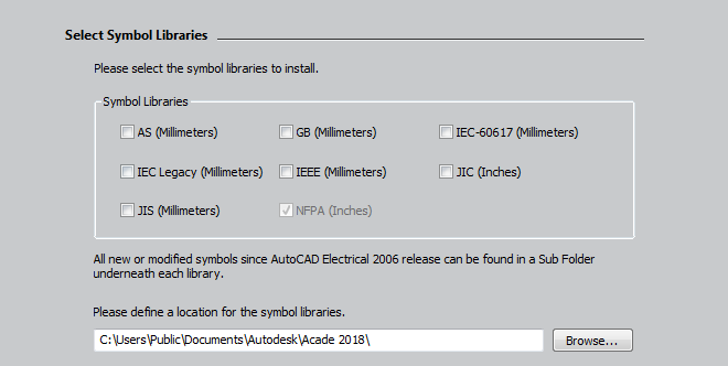 Add manufacturers content and symbol libraries to AutoCAD Electrical
