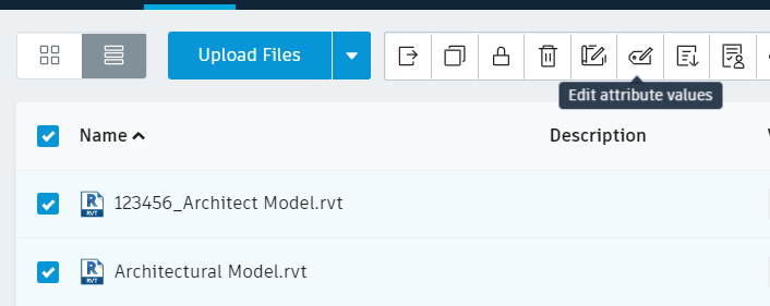 Assign metadata to files within BIM 360 Document Management