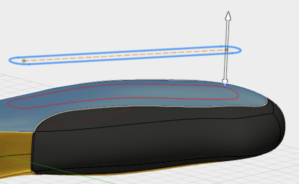 How to wrap a 2D sketch onto a surface in Autodesk Fusion 360