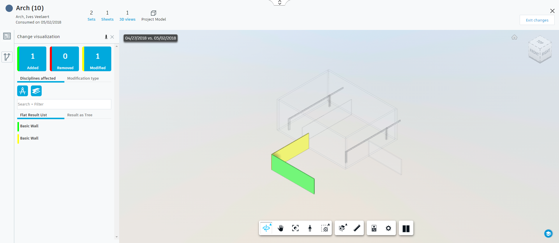 Building—Collaboration—Cloud-based change management by trade