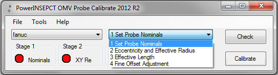 How do I calibrate my machine tool probe using PowerInspect