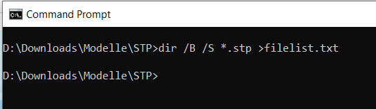 Step to DWG batch conversion using scr command file