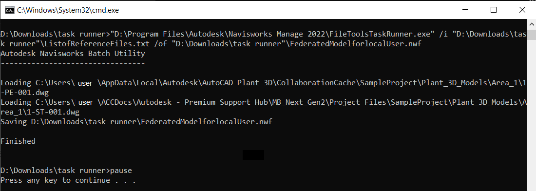 Plant 3D Collaboration: working side by side with a Navisworks NWF