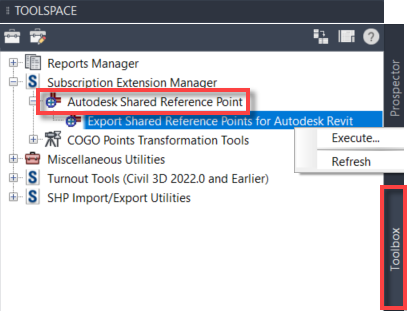 Using GIS Coordinates between Civil 3D and Revit
