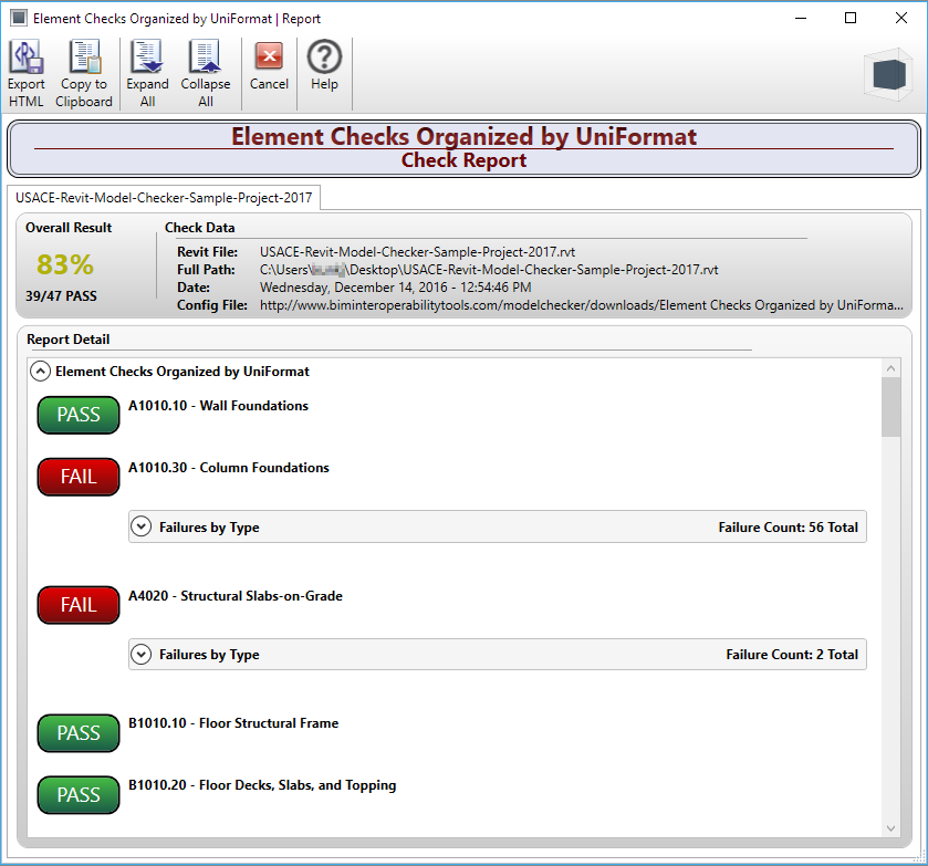 Audit BIM model designs for code and regulation compliance