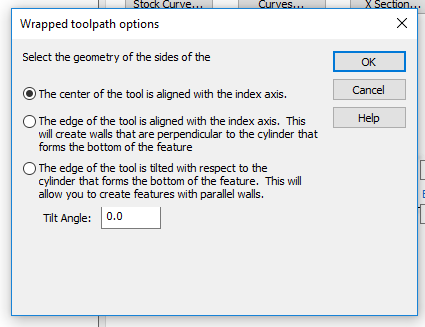 How to machine a Wrapped Part with Vertical Sides