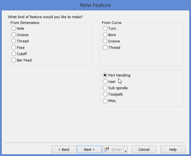 Sub-spindle features