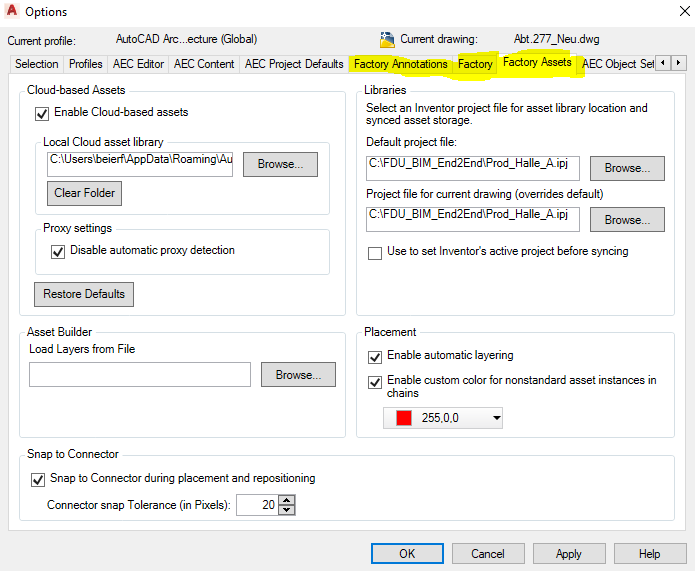 Best practices for - Concept Layouts