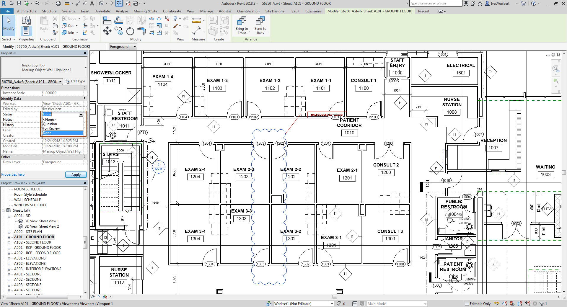 Structured construction design reviews in Revit