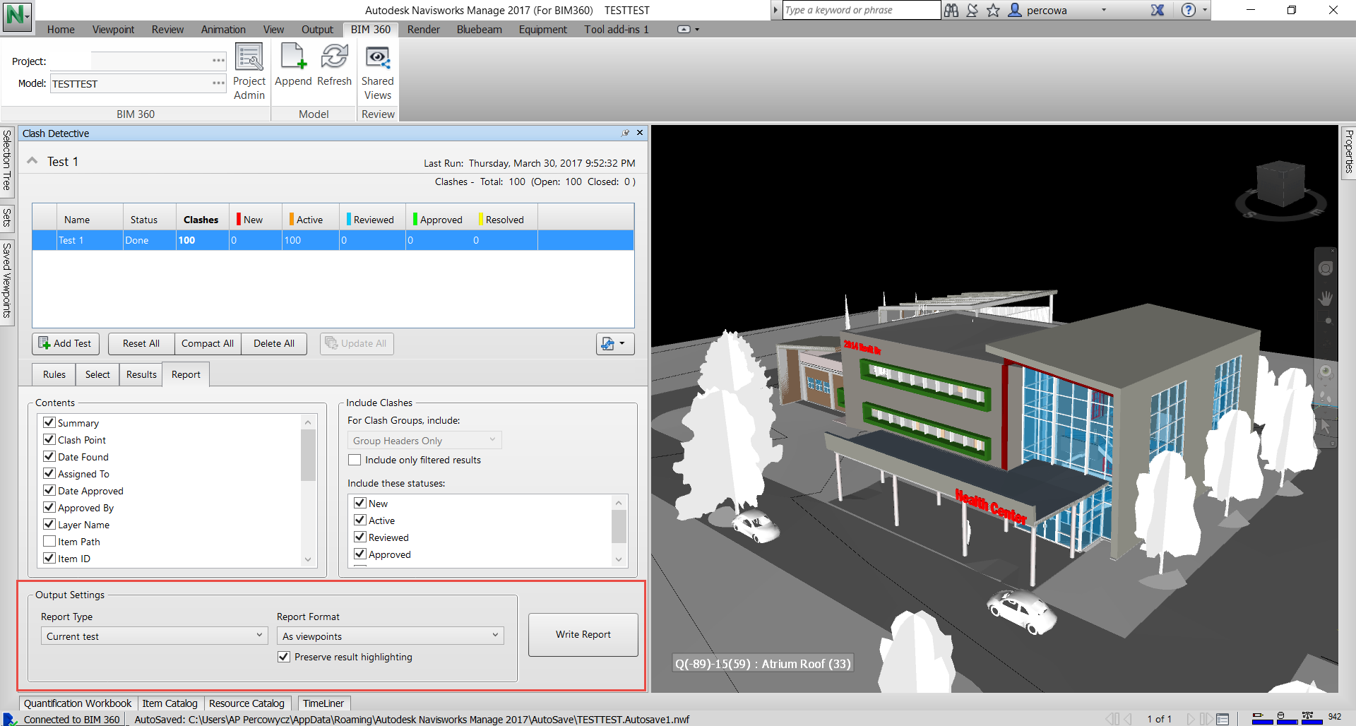 Access Navisworks Saved Viewpoints in BIM 360 Glue app