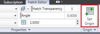 Control the Hatch Pattern Origin in AutoCAD