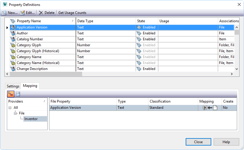 Application Version File Property