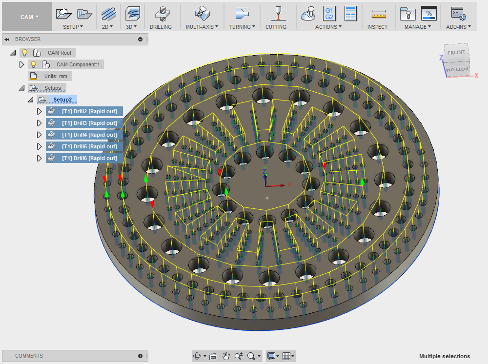 Machine AutoCAD 2D drawings in Fusion 360!
