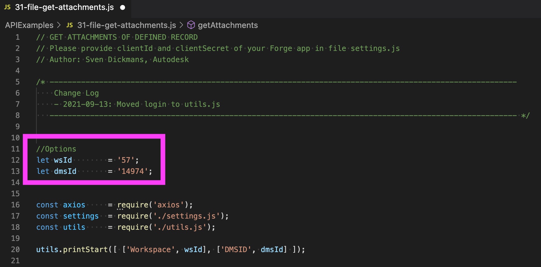 Fusion 360 Manage V3 REST API Examples
