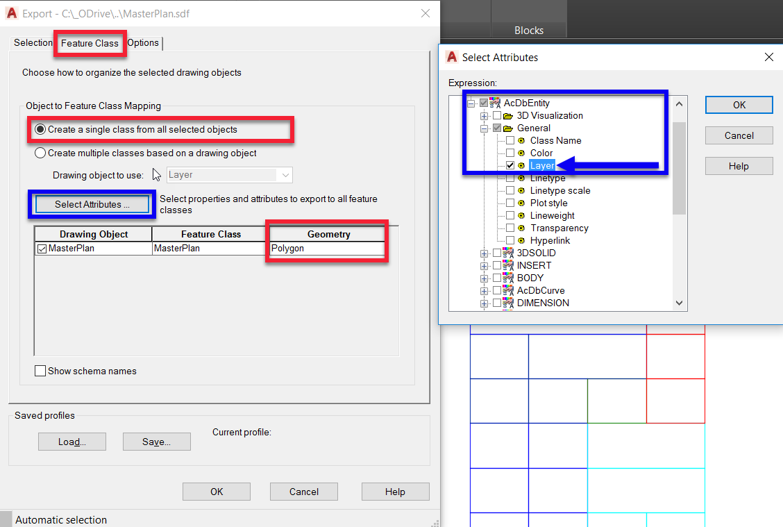 Convert CAD data to GIS format for infrastructure projects