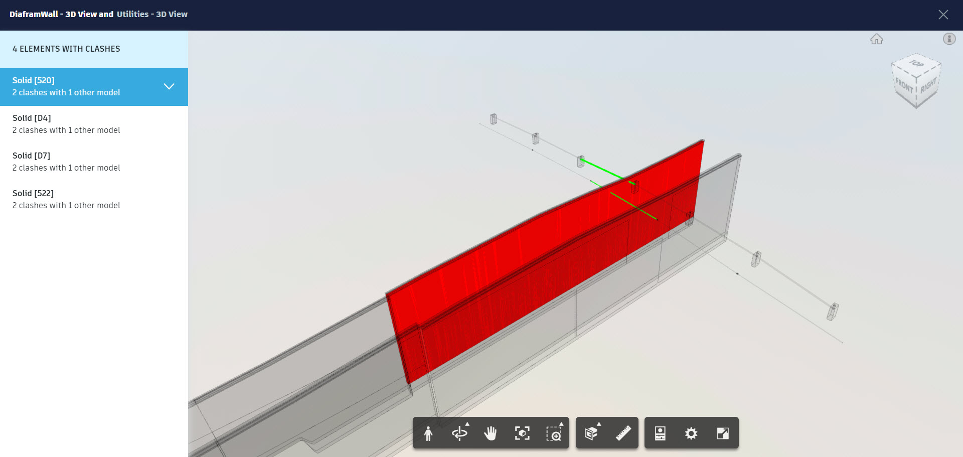 Detect construction clashes by sharing designs in the cloud