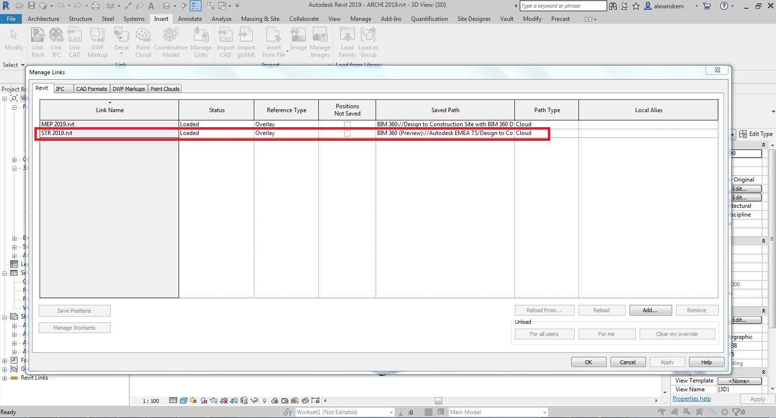 Link BIM models from other teams and sources