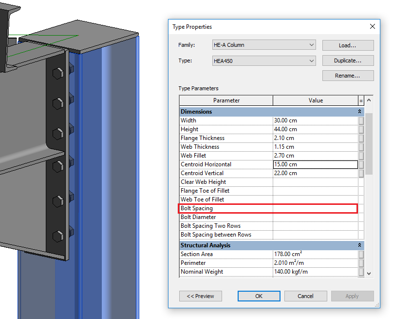 How do you correct the steel connections that have the bolts closer ...