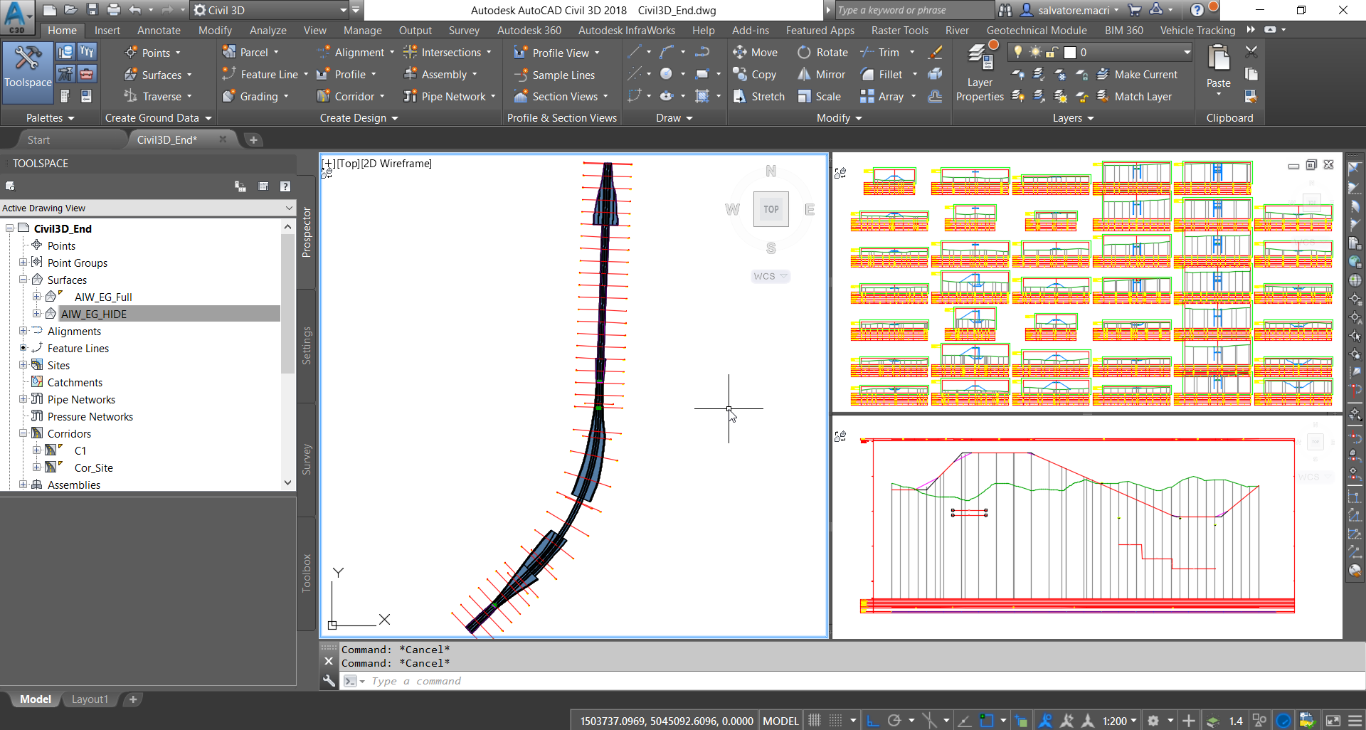 Estimate land expropriation needed for transportation projects