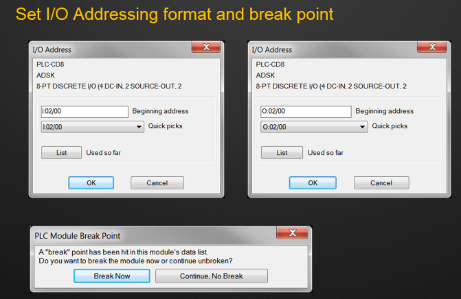 AutoCAD Electrical: Add a new PLC module (Parametric)
