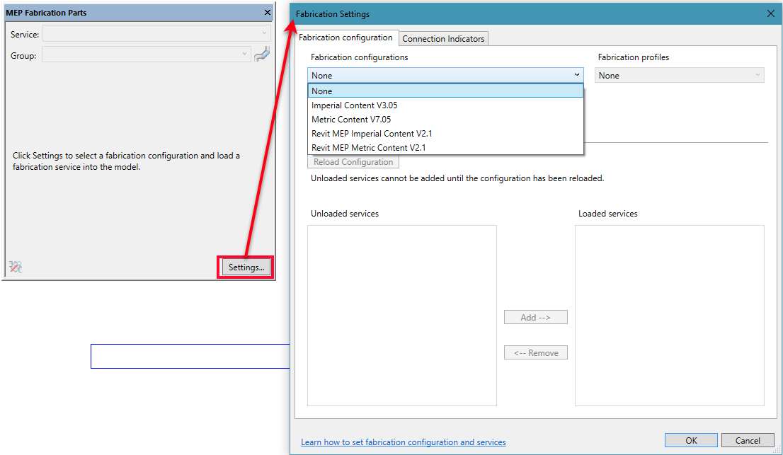 Convert an MEP design to a fabrication model