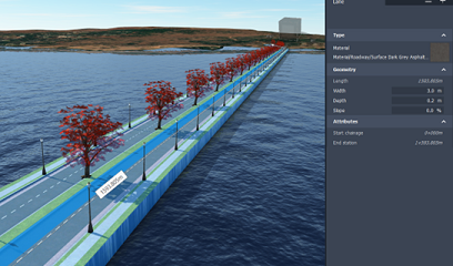 Roadway and bridge modeling part three