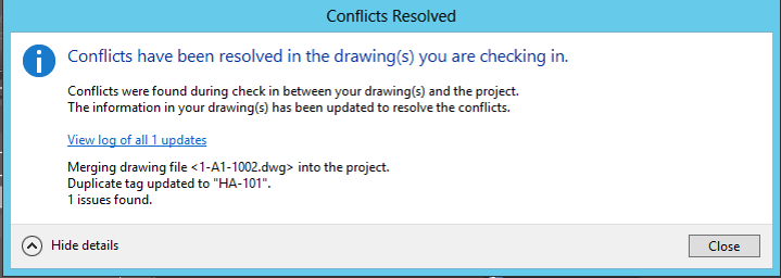 Plant 3D / Vault 2018 Data Synchronization