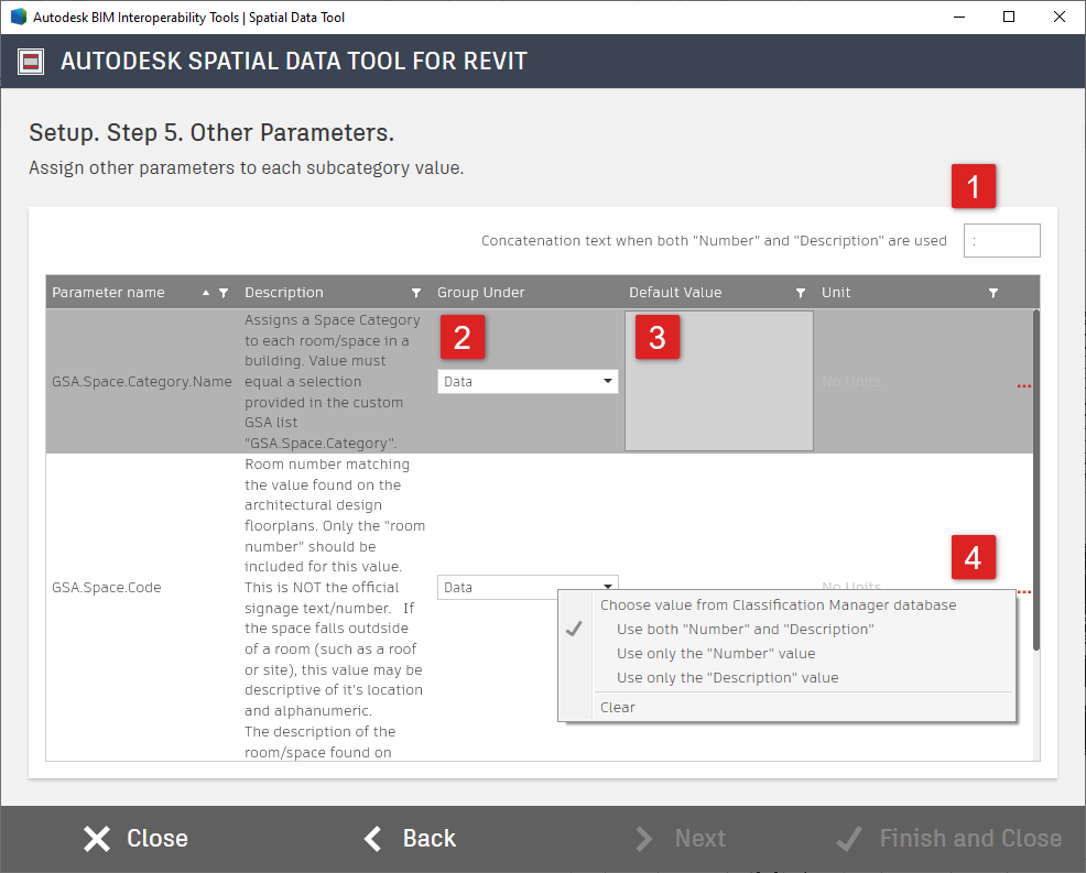 Spatial Data Tool for Revit – Setup