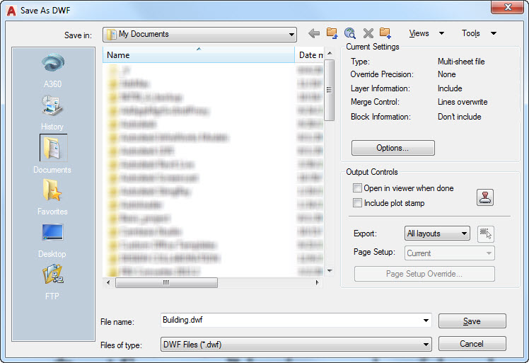 Structured construction design reviews in AutoCAD