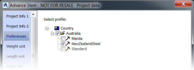 Advance Steel - Starting a New Model