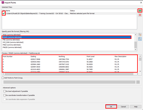 Introducing points and surfaces