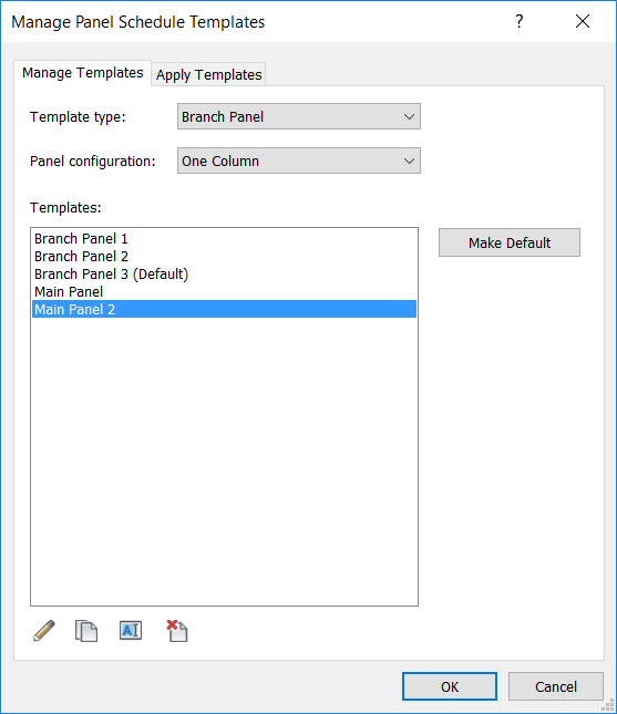 Advanced panel schedule customization for power management