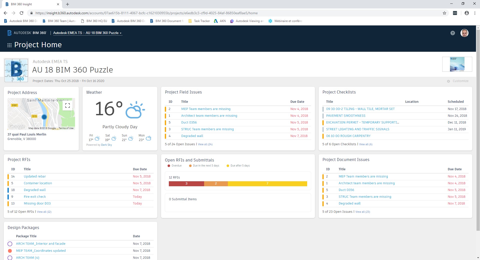 Building—Collaboration—Change the interface language in BIM 360