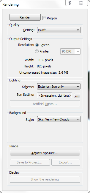 Building—Visualization—Basic rendering workflows