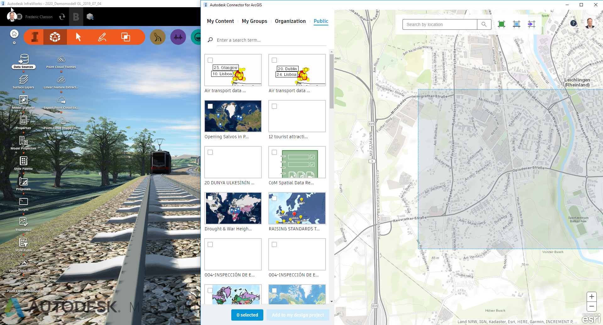 Create conceptual railway designs