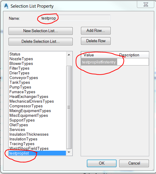 Plant 3D: Configuration of SQLite project: create picklist by SQL