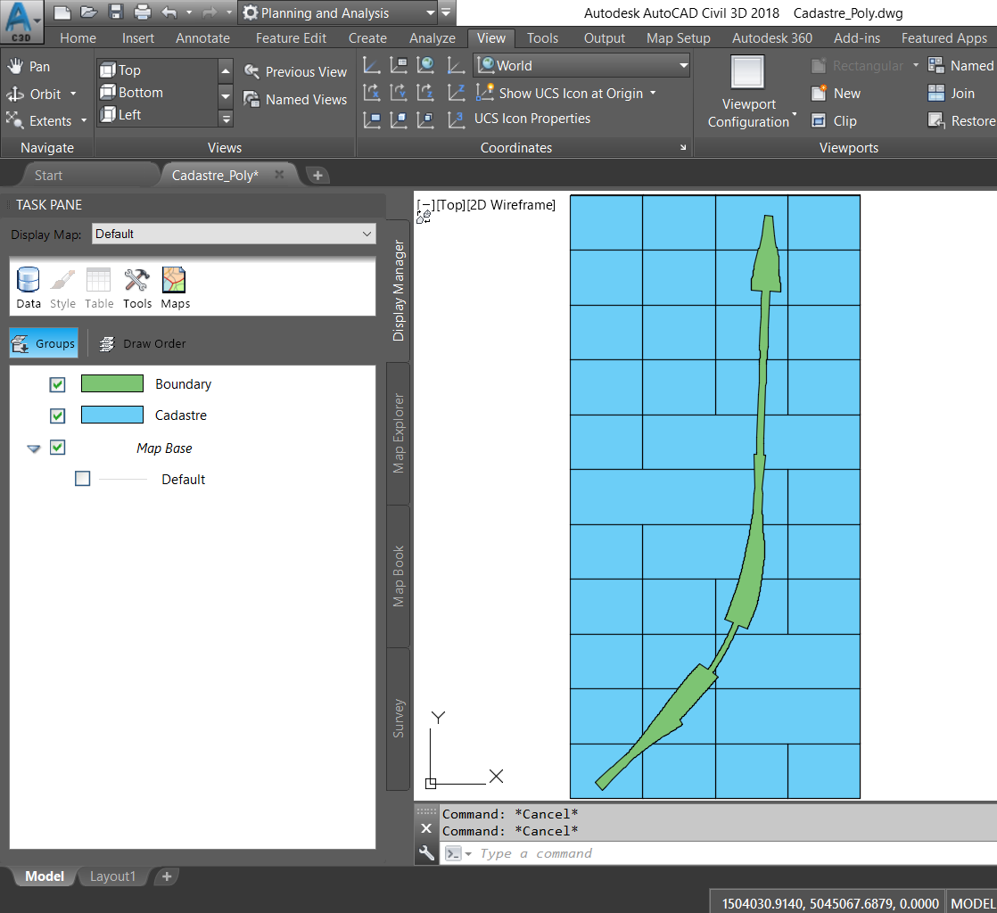 Estimate land expropriation needed for transportation projects