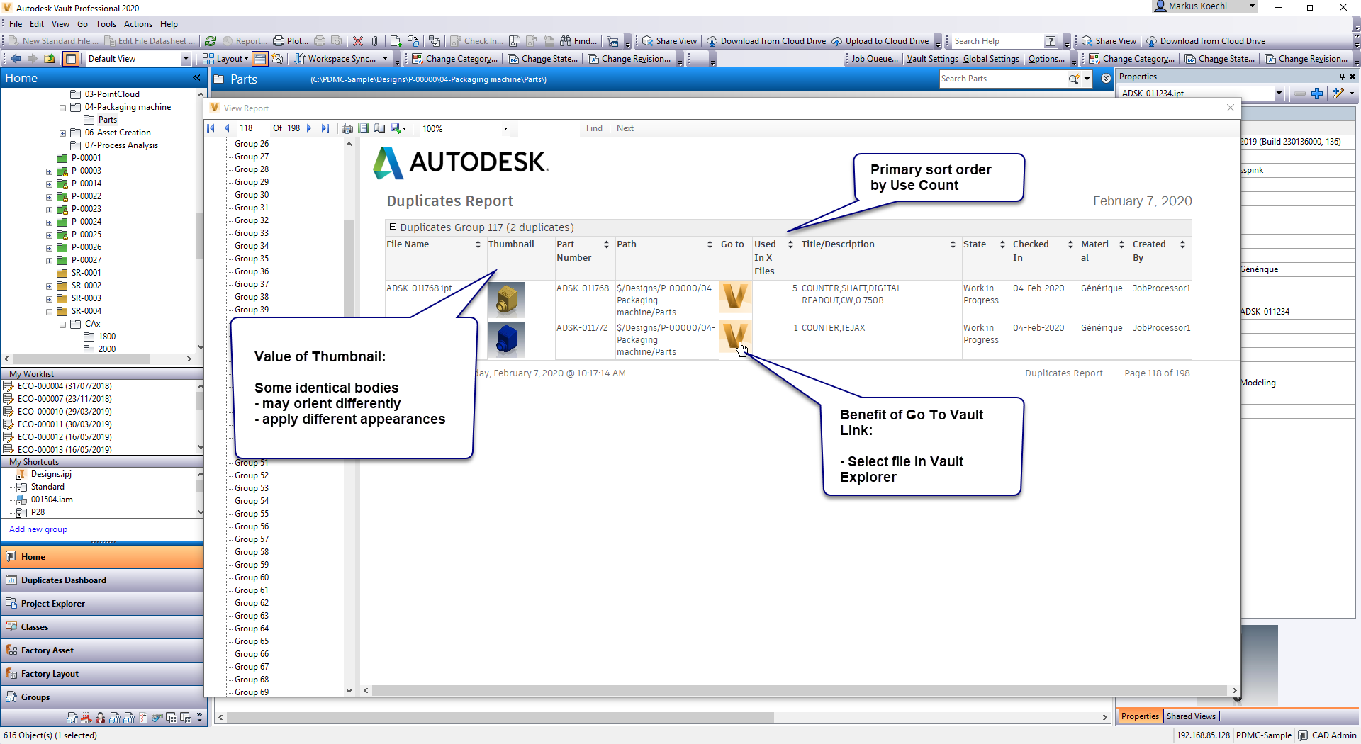 Duplicate Search - Useful tools to resolve duplicates found