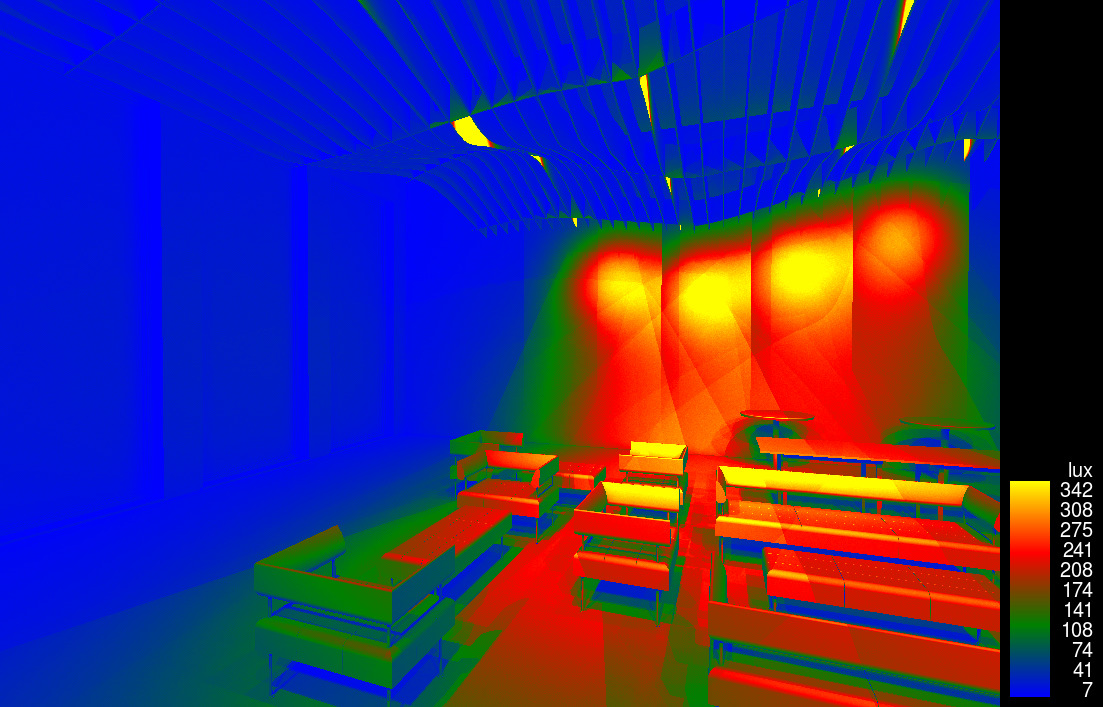 Generate realistic BIM photometric information