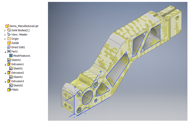 Shape Generator - Optimize mass and stiffness for your parts