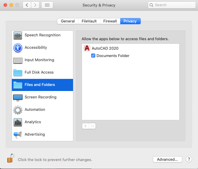 Accessing your Documents Folder in Catalina (MacOS 10.15)