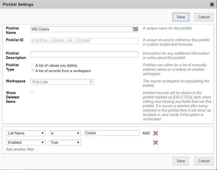 Dynamic Pick Lists in Fusion Lifecycle